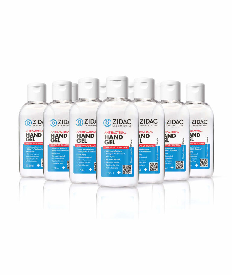 Zidac 70% Alcohol Antibacterial Hand Gel Standard 500ml | Zidac